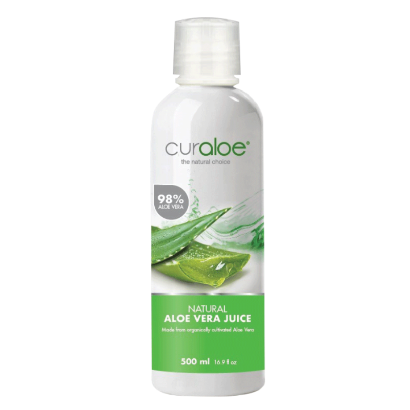Curaloe Aloe Vera Juice 500ml - Elevate Wellness with 98% Pure Aloe ...