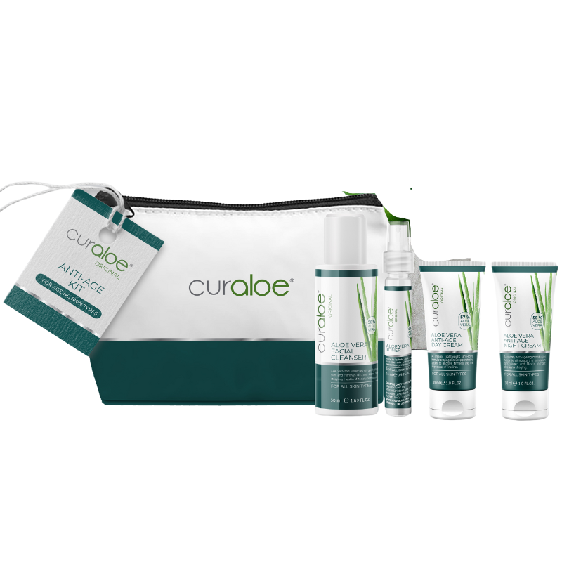 Ultimate Aloe Vera Anti-Aging Skincare Set from Curaloe - Perfect Gift
